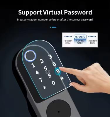 Cina Glomarket Tuya Impermeabile Digitale TTLock Sblocco remoto Sblocco intelligente a doppia facciata con impronta digitale in vendita