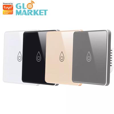 Cina Glomarket Tuya Smart Glass Touch Button Wifi Smart Boiler Switch Alexa Controllo vocale Unione Europea Standard Scaldabagno in vendita
