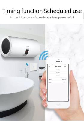 China Glomarket Smart Home Remote Voice Control Painel táctil Switch aquecedor de água Tuya Wireless Wifi Boiler Switch à venda