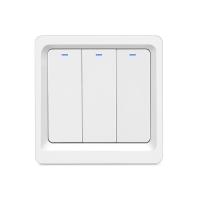 China Glomarket Tuya WiFi Zigbee Smart Light Switch Push Button Wall Switch 1/2/3 Gang Work with Alexa Google Home for sale