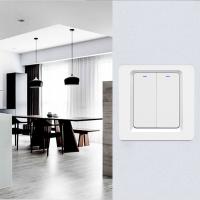 China Glomarket Tuya WiFi Zigbee Smart Light Switch Push Button Wall Switch 1/2/3 Gang Work with Alexa Google Home for sale