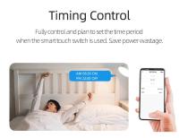 China Glomarket Tuya WiFi Zigbee Smart Light Switch Push Button Wall Switch 1/2/3 Gang Work with Alexa Google Home for sale