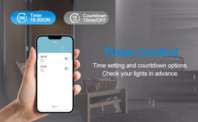 Cina Glomarket Tuya Wifi Smart Wall Light Switch 1/2/3 Gang Support Voice/app/touch Control con schermo di visualizzazione della temperatura in vendita