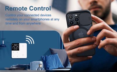Cina Glomarket Tuya Wifi Smart Wall Light Switch 1/2/3 Gang Support Voice/app/touch Control con schermo di visualizzazione della temperatura in vendita