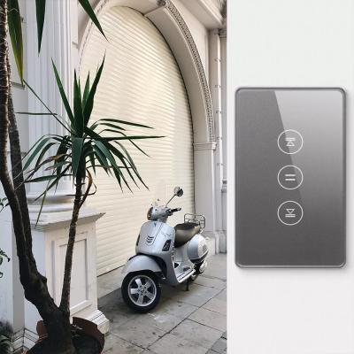 中国 Glomarket私達標準的なTuya Wifiのスマートなカーテン スイッチ接触ボタンの声制御スマートなシャッター スイッチAlexa Googleの家 販売のため