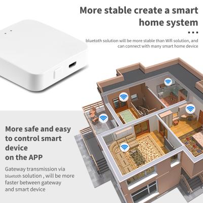 China Glomarket Tuya Zigbee 3.0 Hub Gaterway Alexa Google Smart Home Bridge Wireless Remote Controller Smart Home Zigbee Gateway Hub for sale