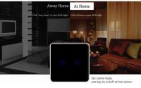China ABS Glass Touch Dimmer Tuya Smart Switch Smart Life APP Control for sale