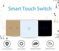 China ABS Glass Touch Dimmer Tuya Smart Switch Smart Life APP Control for sale