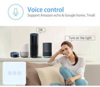 China ABS Glass Touch Dimmer Tuya Smart Switch Smart Life APP Control for sale