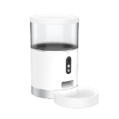 China 4 Liter Alexa Dog Food Dispenser Auto-Haustier-Zufuhr-mit Kamera zu verkaufen