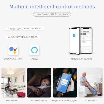 Cina Gli interruttori della luce astuti astuti del gruppo 800W della parete 2 dell'interruttore della luce di Wifi googlano a casa in vendita