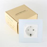 China Modern Style Tuya Smart App Remote Control Timer Wall Socket Popular Uk Standard Smart Socket for sale