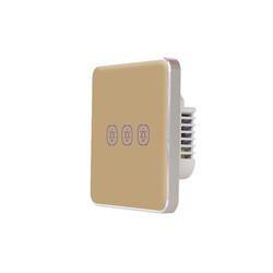 China WiFi 240V 2 Gang Tuya Smart Switch With Google Alexa Voice Control for sale