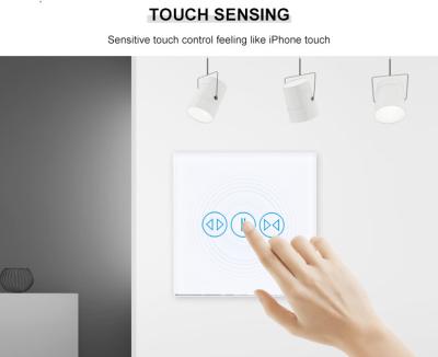 Cina Lavoro a comando a tocco del commutatore della tenda della parete standard UE/USA del commutatore di WIFI dello Smart Home con Google/alexa per la tenda elettrica Swit in vendita