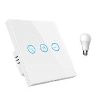 China Alexa 15A Glass Touch Dimmer Switch for sale