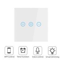 China Alexa 15A Glass Touch Dimmer Switch for sale