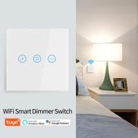 China Alexa 15A Glass Touch Dimmer Switch for sale