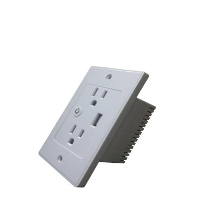China FCC ROHS Smart Plug Socket AU UK Wifi Usb Outlet Two AC Sockets for sale