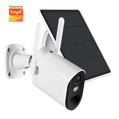 Cina Macchina fotografica compatibile astuta di Tuya Wifi della macchina fotografica solare della pallottola di Pir IP65 in vendita