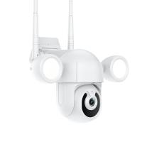 China Smart Security Floodlight Camera 1080p 2 Way Audio Motion Detection Night Vision Camera for sale