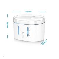 China Rounded Automatic Smart Pet Feeder Multiple Pets 2.5L RoHS CE for sale