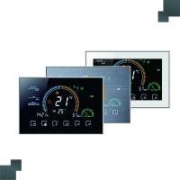 China EU LCD Tuya Air Conditioner Home Assistant Touch Screen Temperature Controller for sale