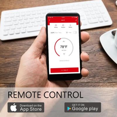 Cina Termostato astuto di 24VAC LED WiFi con il termostato di calore elettrico di controllo di voce in vendita