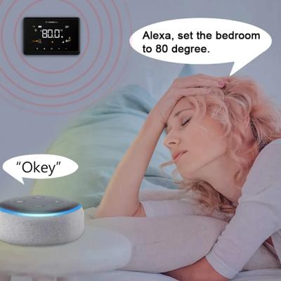 中国 FCC Tuya WiFiのスマートなサーモスタット4.3