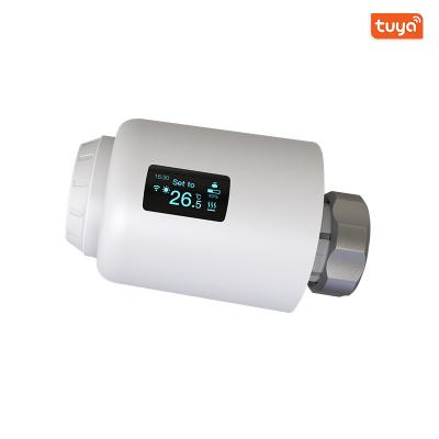 China Glomarket Tuya Version Wi-Fi Smart Oled Display Screen Ultra-Quiet Programmable Thermostatic Radiator Valve à venda