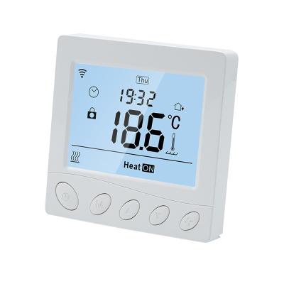 Cina Glomarket  LCD Smart Wi-Fi Thermostat Tuya Digital Programmable Air Thermostat Smartphone APP Voice Alexa Google Control in vendita