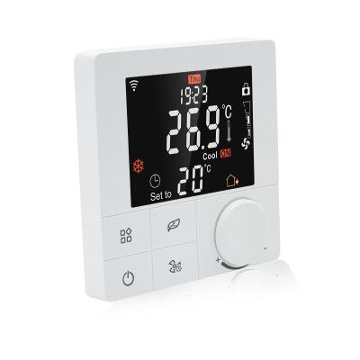 Cina Glomarket Programmable Handwheel Smart Home Works Wi-Fi Thermostat with Full-Color LCD Screen Electrical Room Heating in vendita