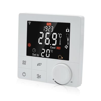 Cina Glomarket Programmable Handwheel Smart Home Works Wi-Fi Thermostat with Full-Color LCD Screen Electrical Room Heating in vendita
