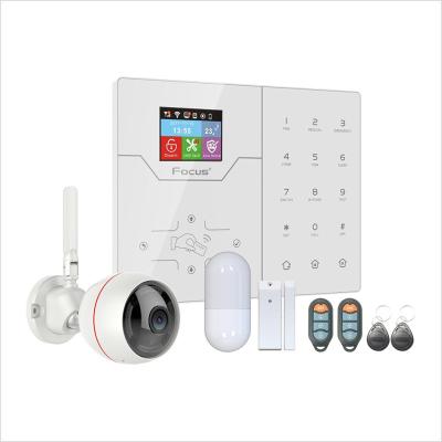 Cina Glomarket 4G/WIFI Gsm IP Network Home Alarm Security System Wireless Anti Theft Tuya Smart Home With Motion Detector in vendita