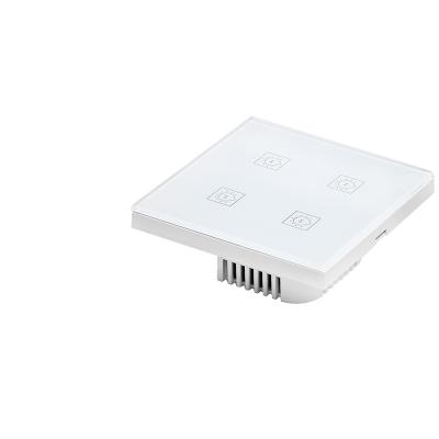 中国 Glomarket Tuya 4 Gang Zigbee Wall Smart Switch With Neutral Touch  Wireless Panel Light Inteligente Electric Switch 販売のため