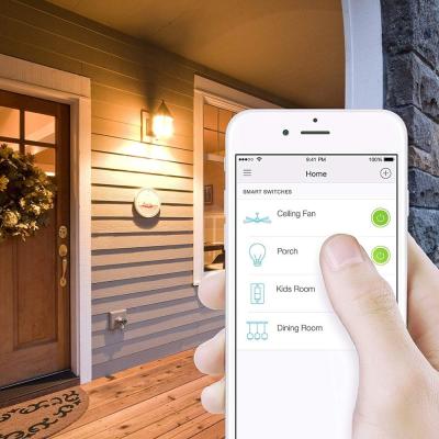 中国 Glomarket Tuya Smart Switch 1/2/3/4 Gang With Neutral Wifi Smart Wireless Touch Switch Alexa Google Inteligente Home 販売のため