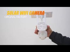 De Camera Waterdichte App van Glomarkettuya Slimme Wifi Zonnecontrole PIR Motion Detection Camera