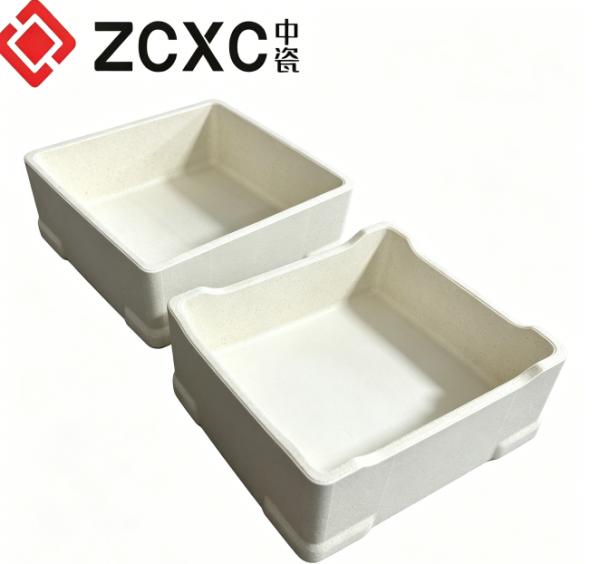 Quality Thermal Shock Resistance Mullite Sagger For Sodium Ion Battery Material for sale