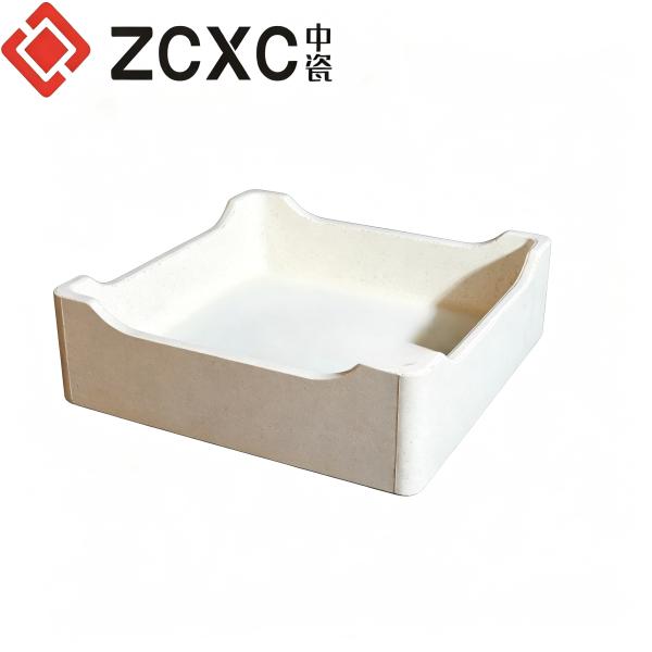 Quality High Purity Fused Mullite Sagger Block , NCM 811 High Nickel Cathode Sintering for sale