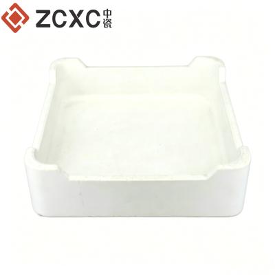 China OEM Crack Resistant Cordierite Mullite Sagger Alumina Sagger Stackable Design for sale