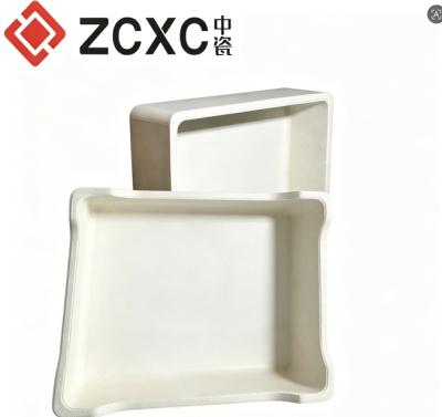 China Refractory Cordierite Mullite Sagger For Lithium Battery Material Calcination for sale