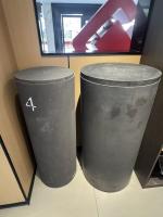 China High Purity Large Graphite Crucible for Anode Material Graphitization for sale