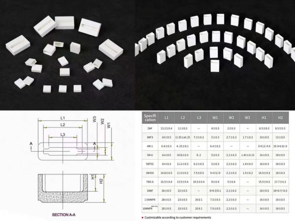 Quality steatite ceramic resistor case ceramic case for RX27 resistor for sale