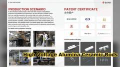 High Voltage Alumina Ceramic Rods for Superior Insulation
