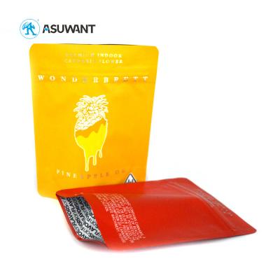 Cina Borsa di plastica della sigaretta di Matte Mylar Ziplock Bags Smoking delle erbe della prova dell'odore in vendita