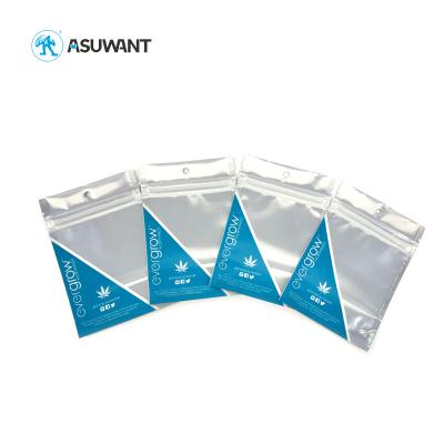 Cina Borse a chiusura lampo saldanti a caldo trasparenti di Mylar del supporto di Eco chiare del sacchetto amichevole su in vendita