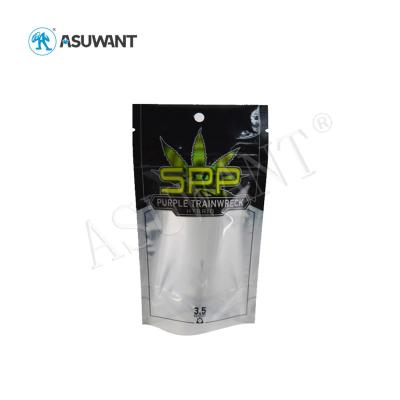 Cina Borsa a chiusura lampo 3.5g di Mylar della Weed risigillabile piccola per Herb Packaigng medico in vendita