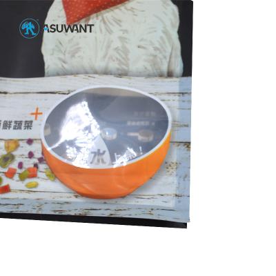Cina borsa laterale dell'alimento per animali domestici del sacchetto del fondo piatto del rinforzo di 250g 500g per il cane Cat Fish in vendita
