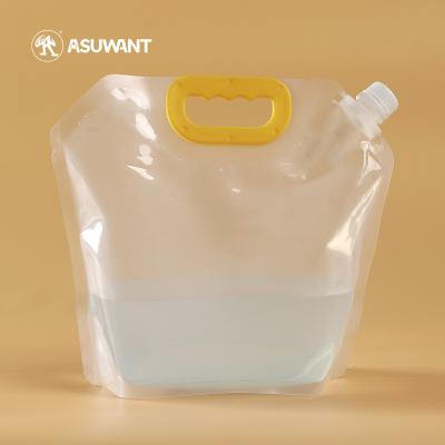 Cina grande chiaro sacchetto del becco di 1000ml 1L 2L con la maniglia per il liquido dell'acqua dell'olio in vendita