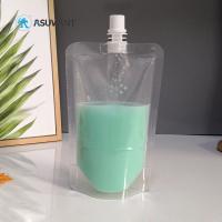China Customized Biodegradable Spout Pouch Refill For Clear Water Liquid Beverage for sale