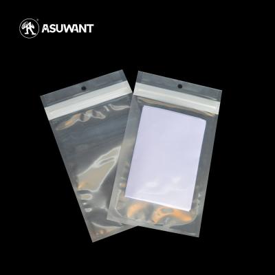 Cina Borsa di plastica d'imballaggio commestibile biodegradabile della chiusura lampo della borsa di PLA chiara per l'erbaccia del biscotto in vendita